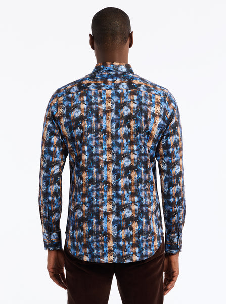 REMINGTON LONG SLEEVE BUTTON DOWN SHIRT – Robert Graham